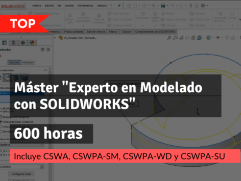 Máster de SOLIDWORKS con licencia y certificaciones oficiales incluidas